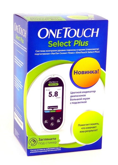 Глюкометр one touch select plus в Актобе — купить недорого по низкой ...